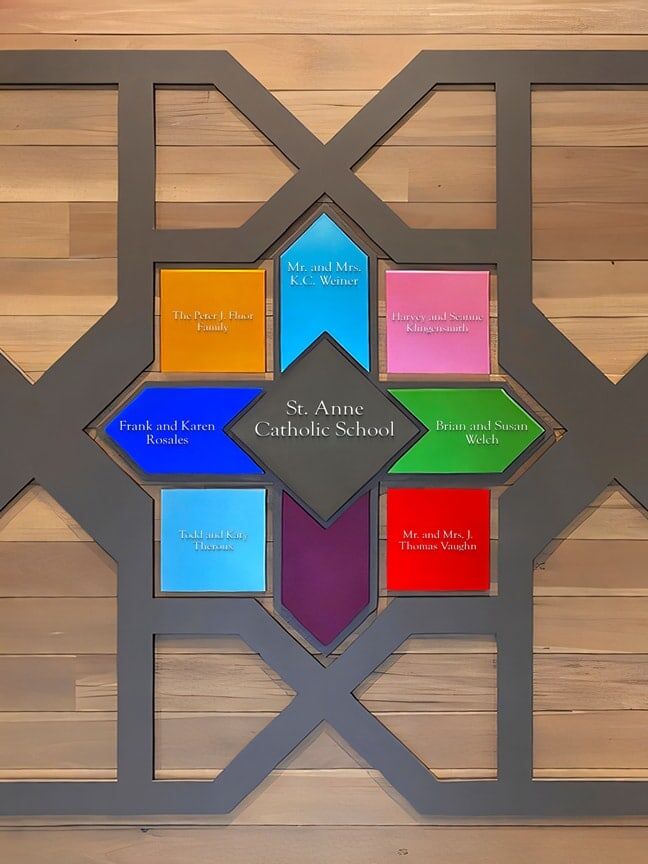 FMG Design, Inc. » St. Anne Catholic Church Community Donor Wall ...